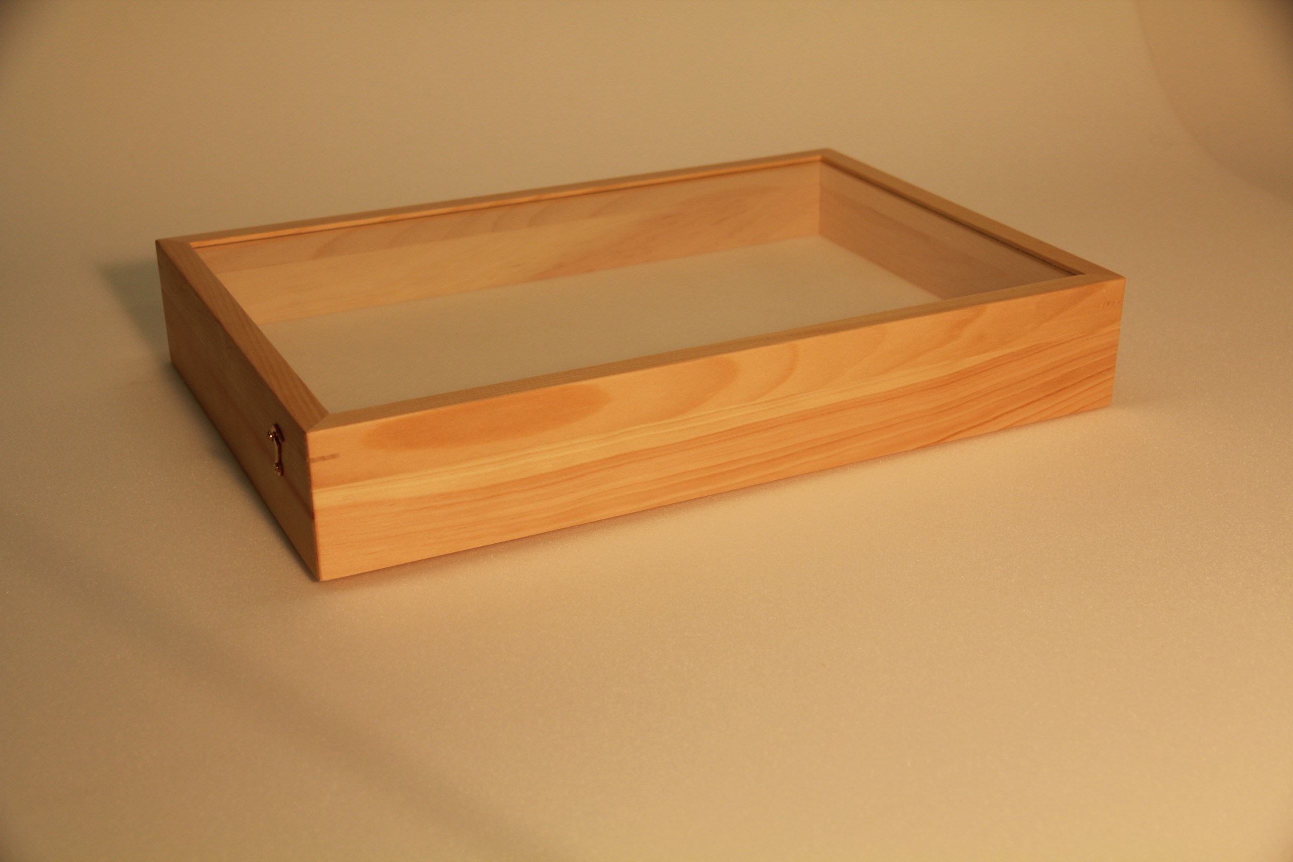 Boîte Schmitt avec vitre - Naturel | Atelier Jean Paquet