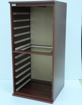 Open-faced U.S.N.M. Cabinets - Chocolat Brown | Atelier Jean Paquet