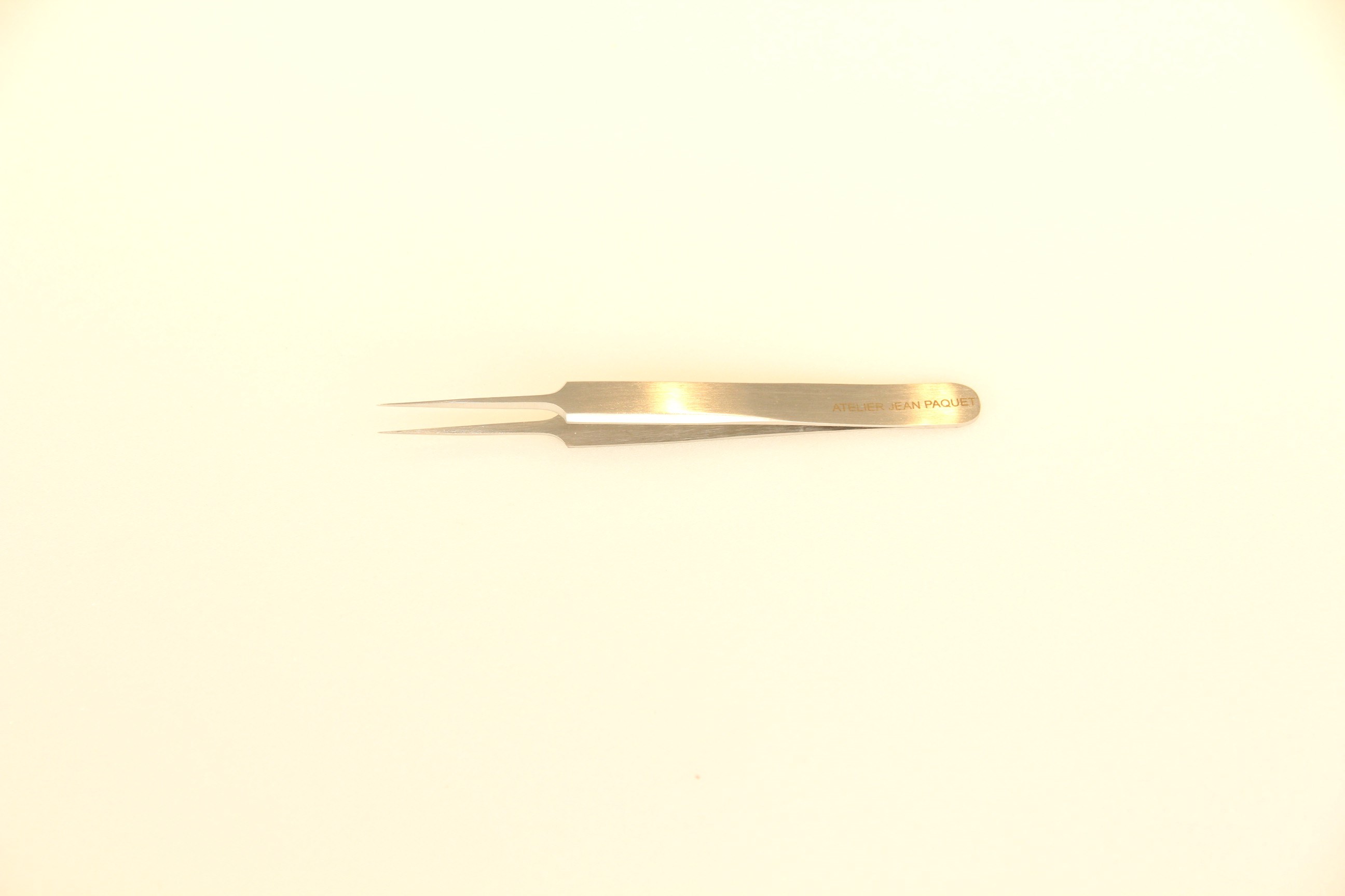 Stainless Steel Forceps very fine point - 110 mm | Atelier Jean Paquet